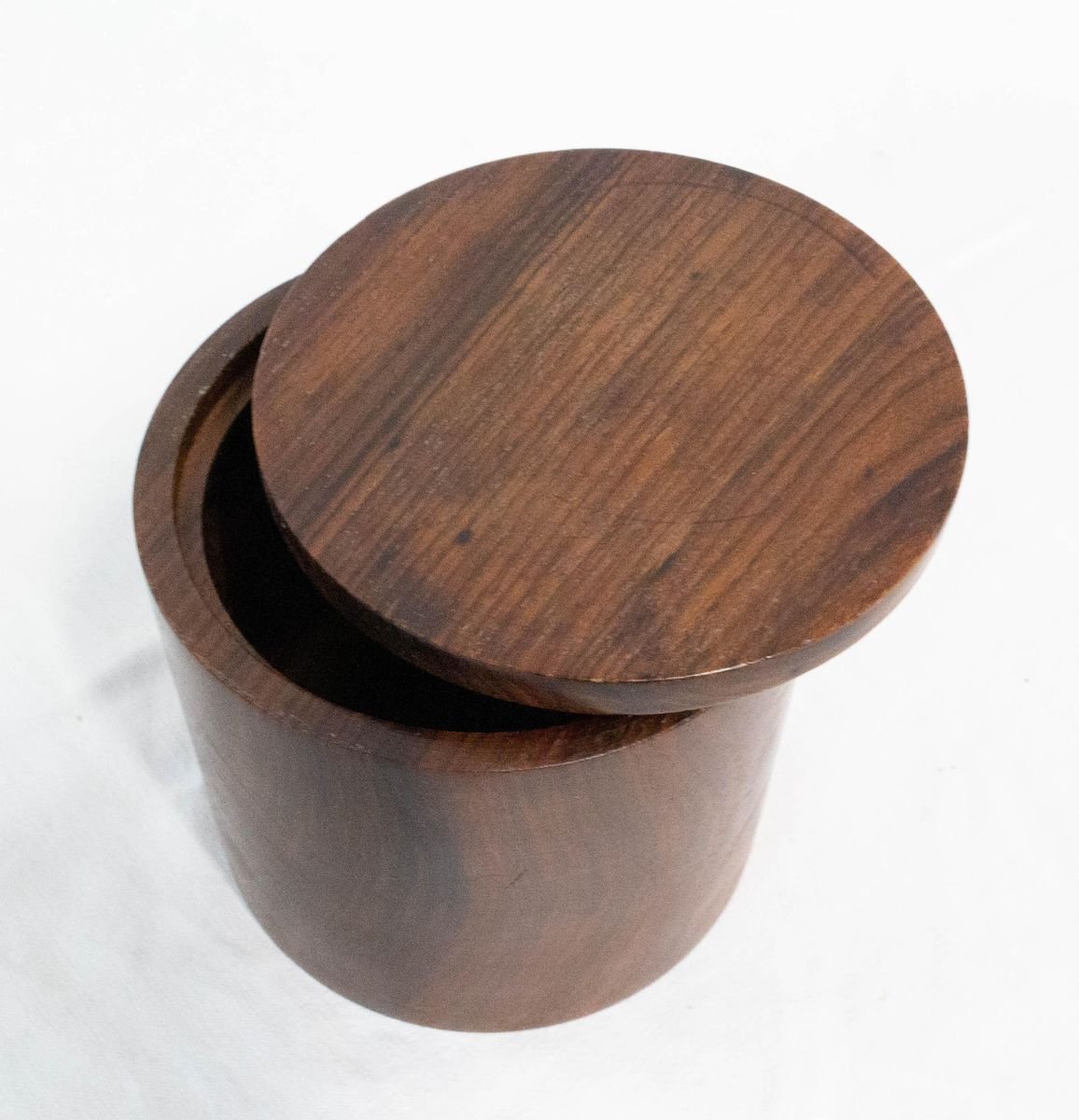 Cylindrical Wood Box, 1960s, France for sale at Pamono