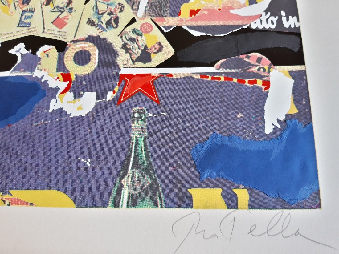 Siebdruck und Collage, Mimmo Rotella, Mythologie bei Pamono kaufen