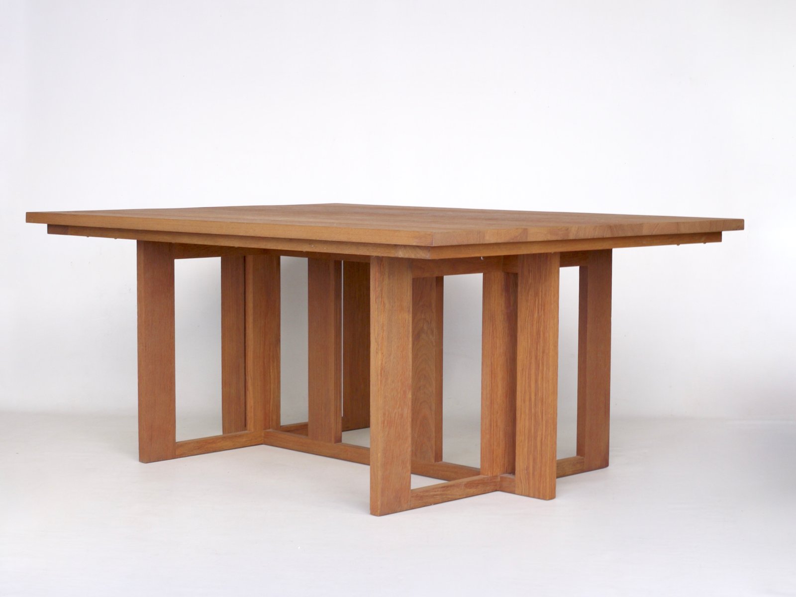 Solid Merbau Dining Table by Hans van der Laan & Harry van Hal, 1979 ...