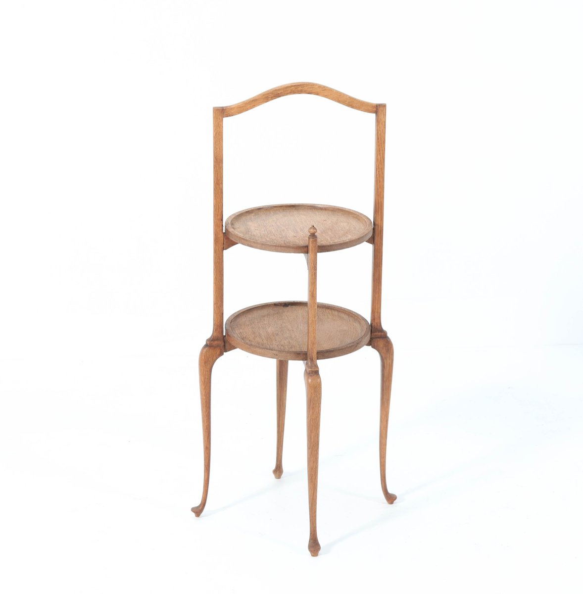 Queen Anne Style Oak Cake Stand from H. Pander & Zn., 1920s for sale at ...