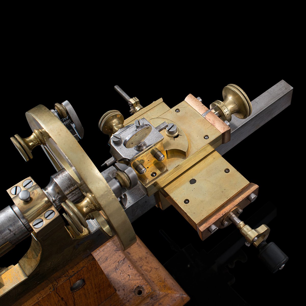 Antique Swiss Brass & Copper Watchmaker's Lathe, Circa 1900 for sale at ...