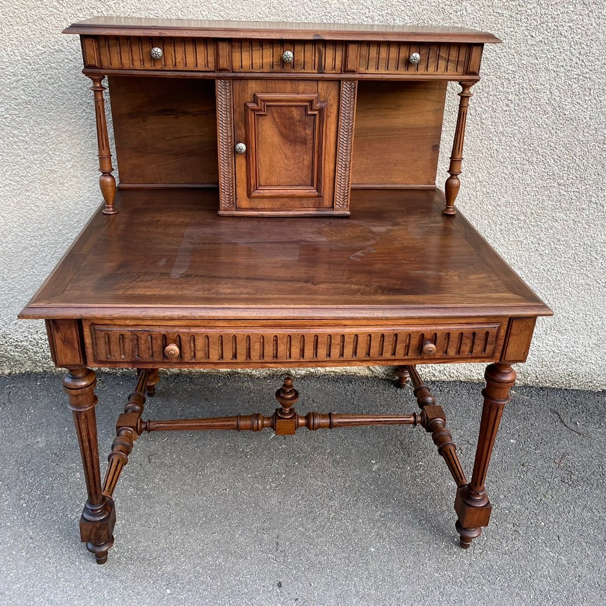 Antique Tiered Office Desk, 1900s for sale at Pamono