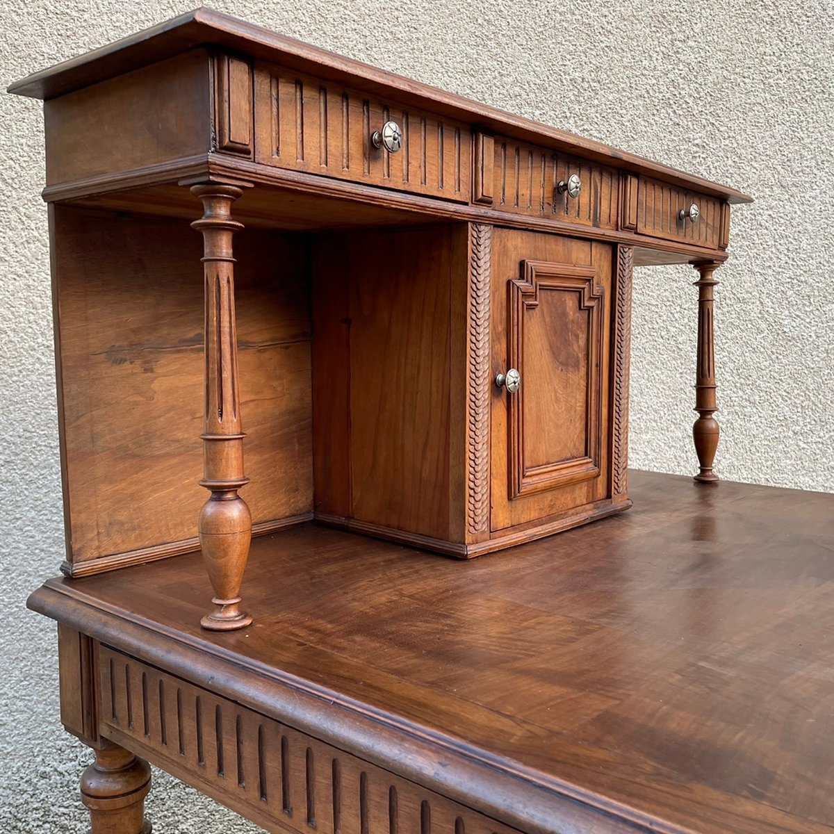 Antique Tiered Office Desk, 1900s for sale at Pamono
