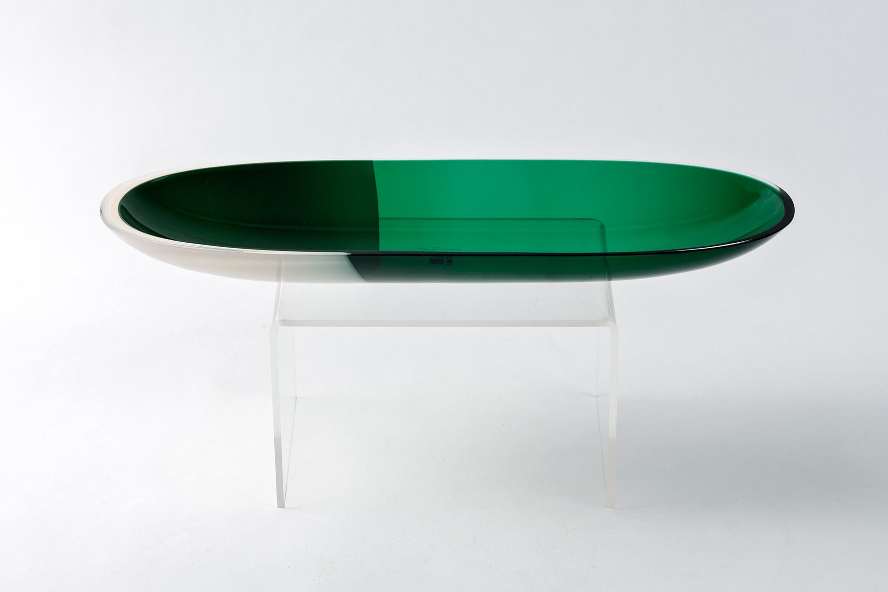 Italian Murano Glass Incalmo Dish by Carlo Moretti for Moretti, 2003 ...