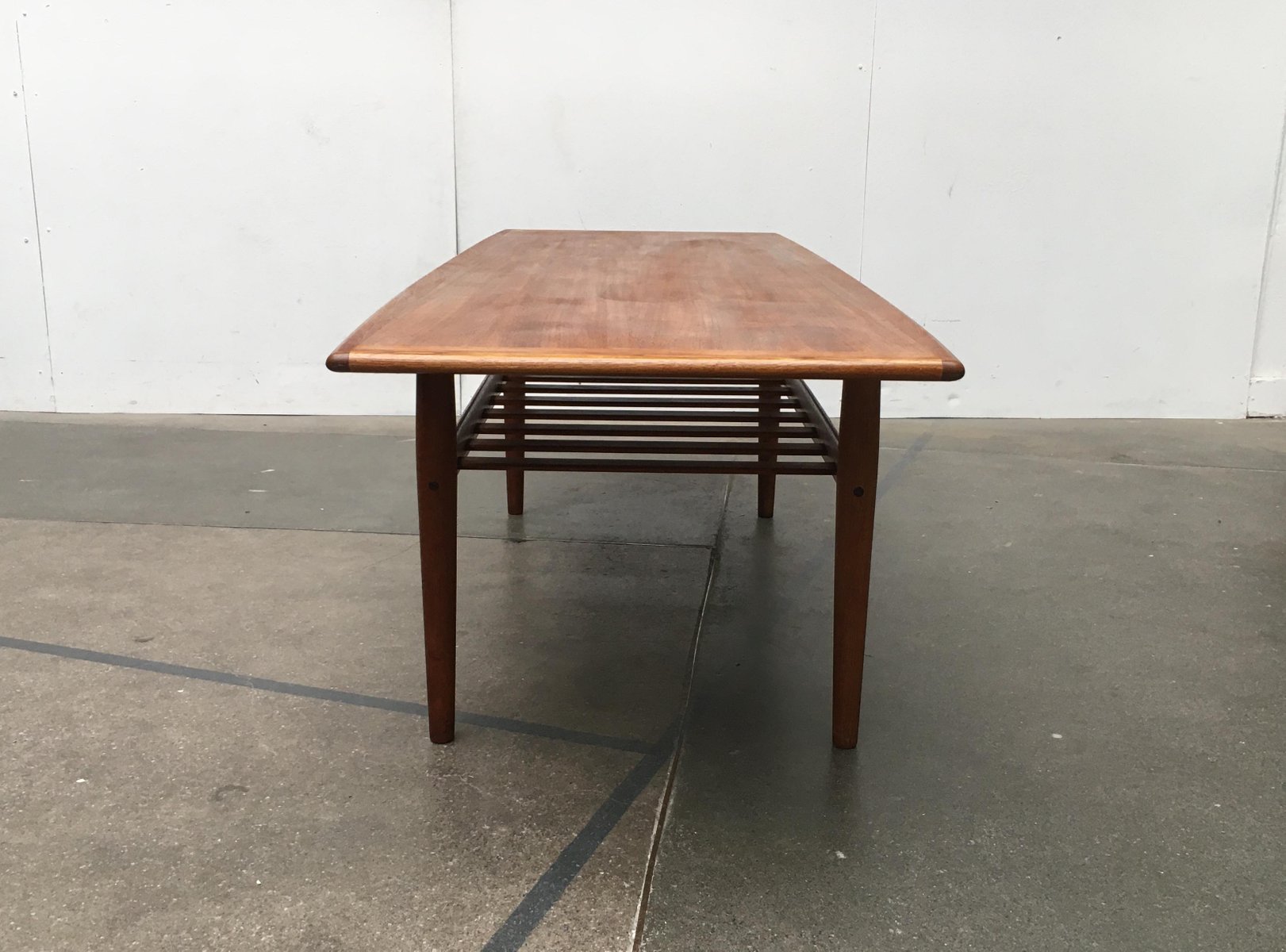 Mesa de centro danesa Mid-Century de teca de Grete Jalk para Glostrup en venta en Pamono