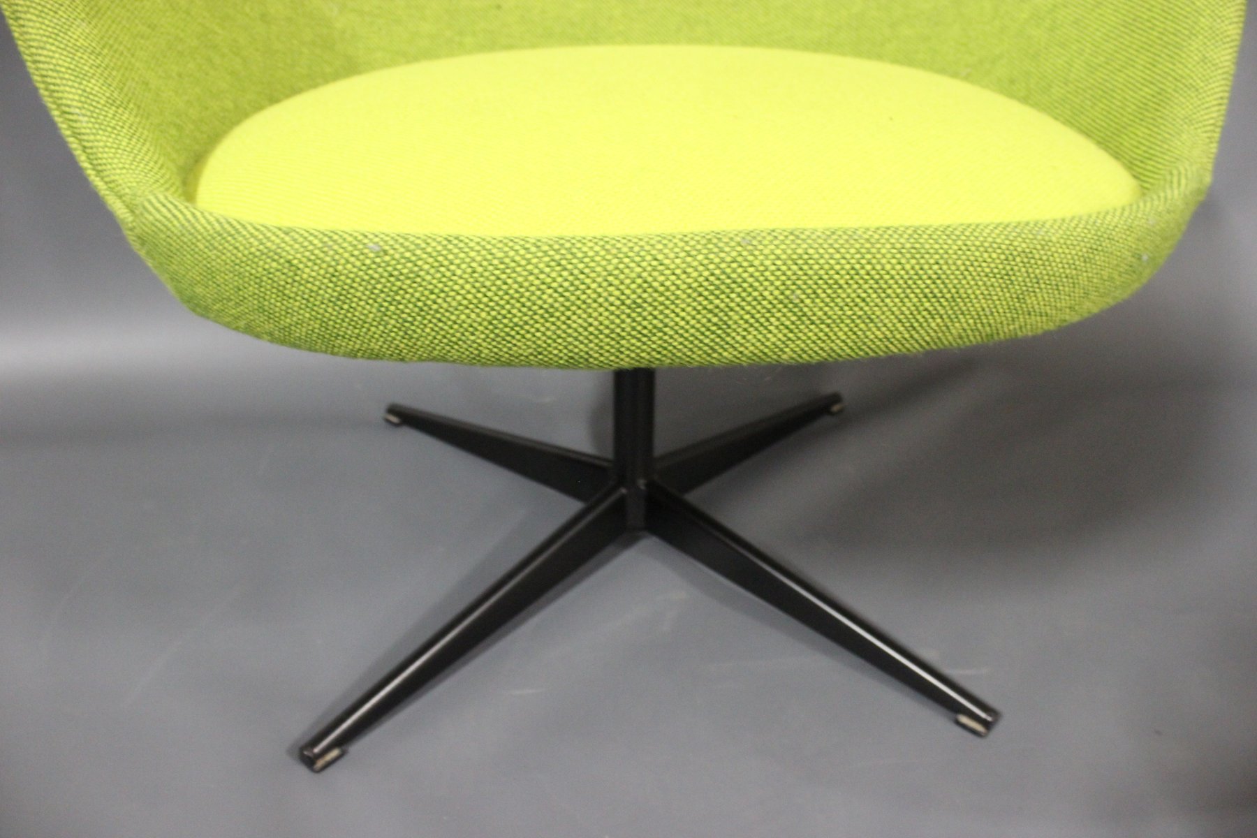 Lime Green Danish Lounge Chair, 1960s for sale at Pamono