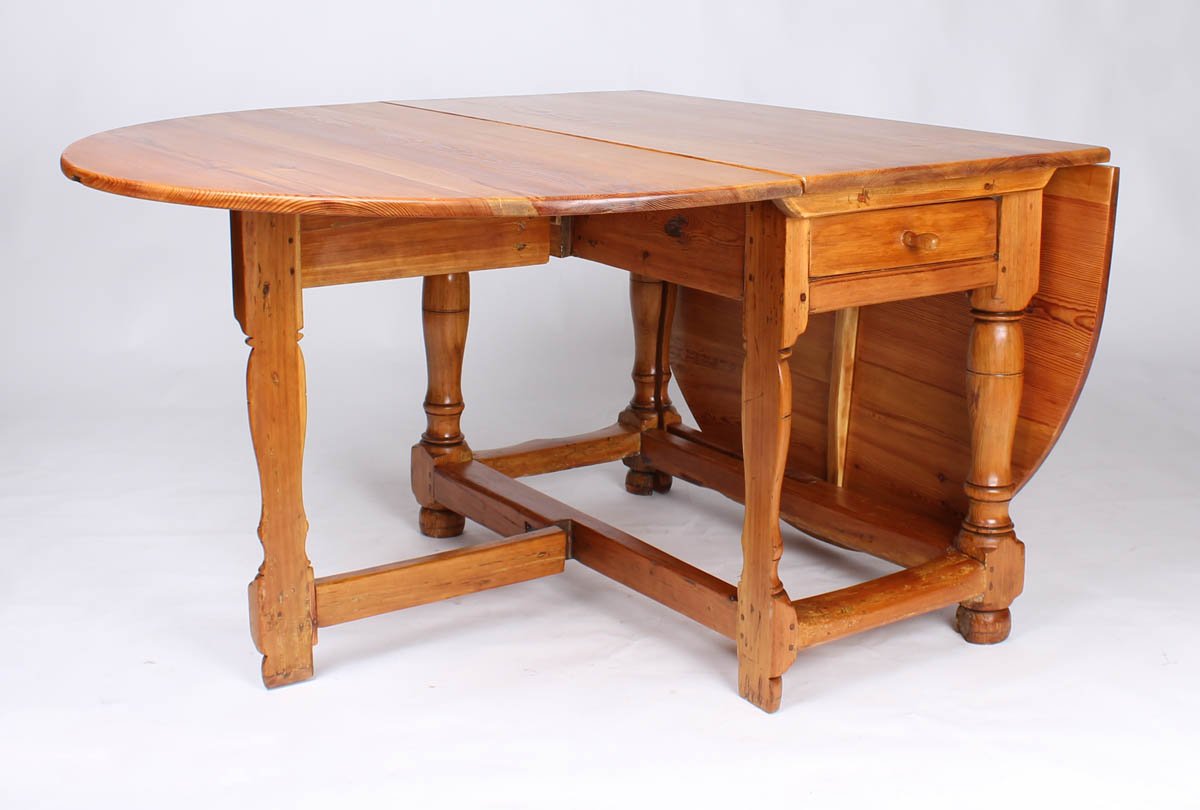 Retractable Dining Table, 1800s for sale at Pamono