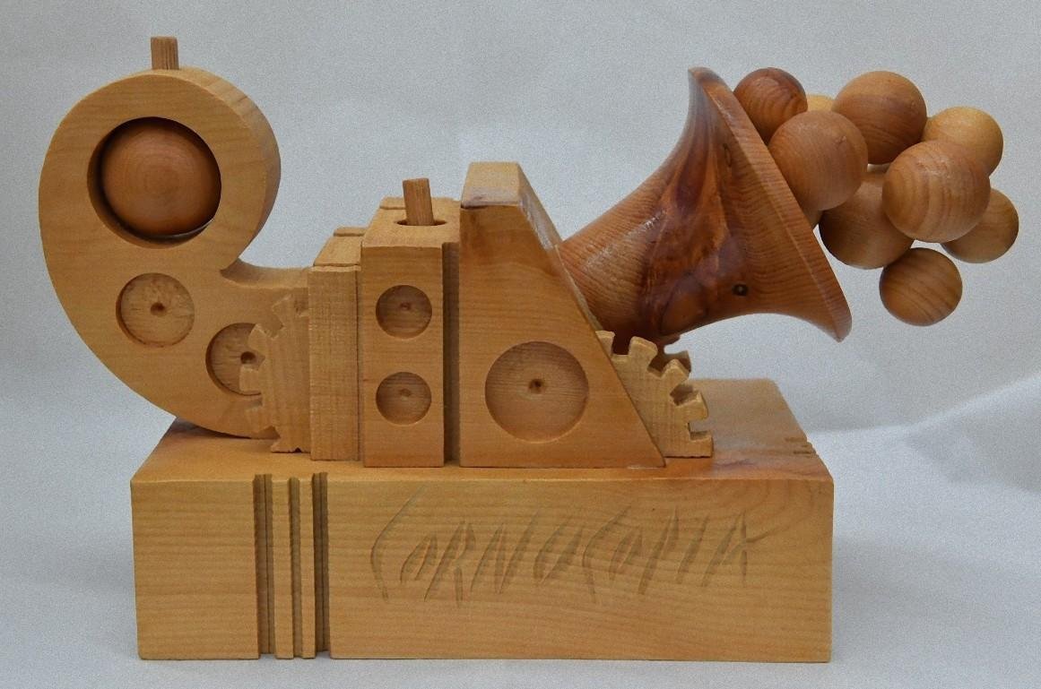 Ferdinand Codognotto - Cornucopia - Original Wooden Sculpture - 2017 ...