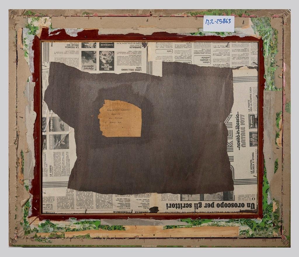 Vincenzo Colucci - Boats Fishing In the Naples - Oil Painting - Mid ...