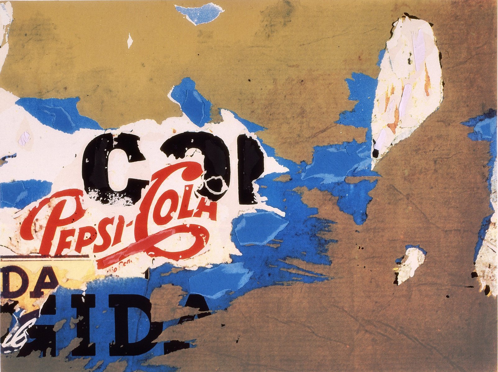 Pepsi, 1998 Mimmo Rotella for sale at Pamono