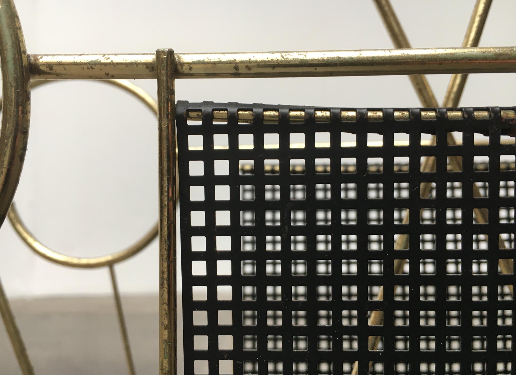 Mid-Century Ornamental Magazine Rack for sale at Pamono