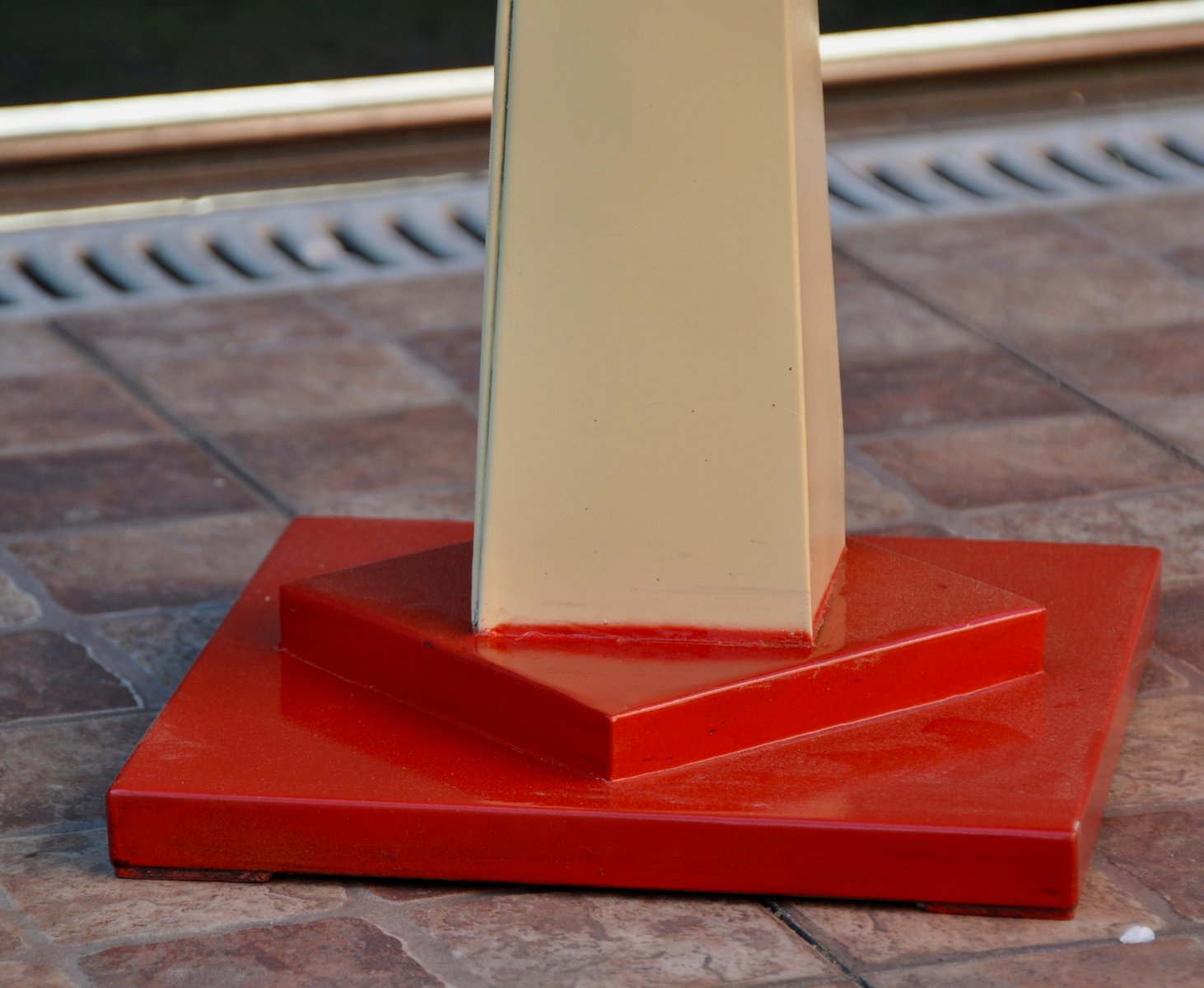 Iron & Sheet Metal Side Table, 1960s for sale at Pamono