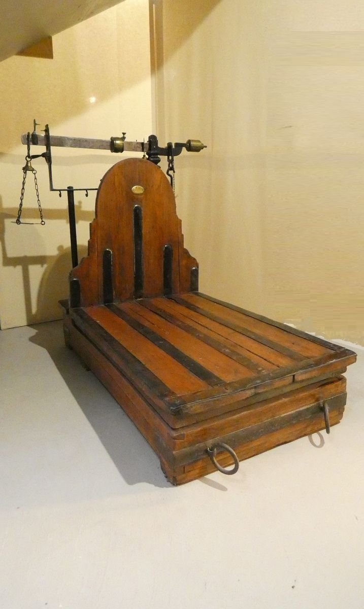 Libra Iron, Brass and Wood Bench by Leonardo Bertani, Italy, 1800s for ...