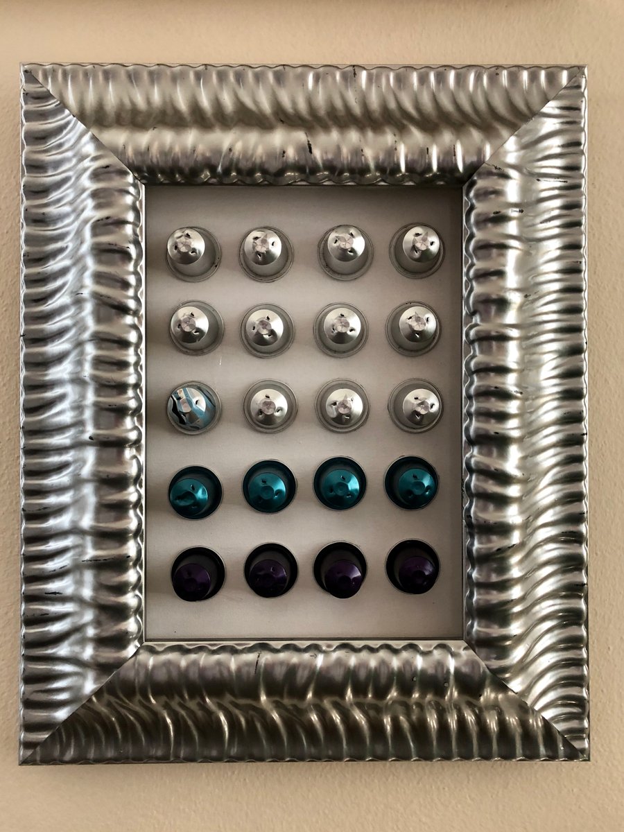 Courage, 21st Century, Nespresso Capsules on Canvas for sale at Pamono