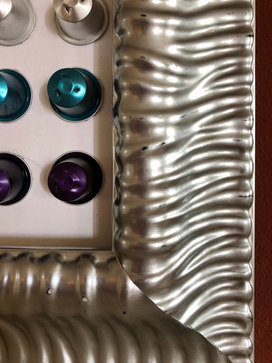 Courage, 21st Century, Nespresso Capsules on Canvas for sale at Pamono