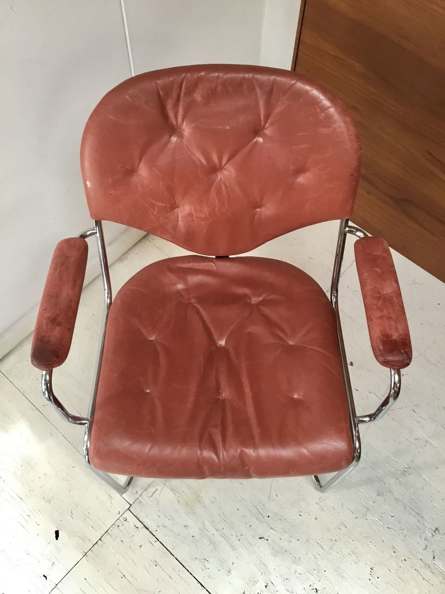 Swedish Desk Chair by Sam Larsson for Dux, 1970s for sale at Pamono