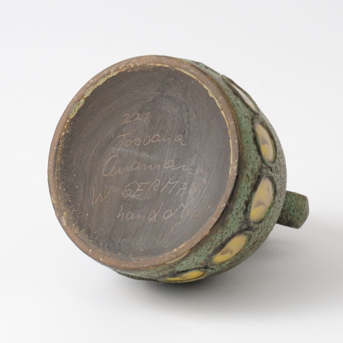 Vase Toscana en Céramique par Hans Welling pour Ceramano, 1960s en ...