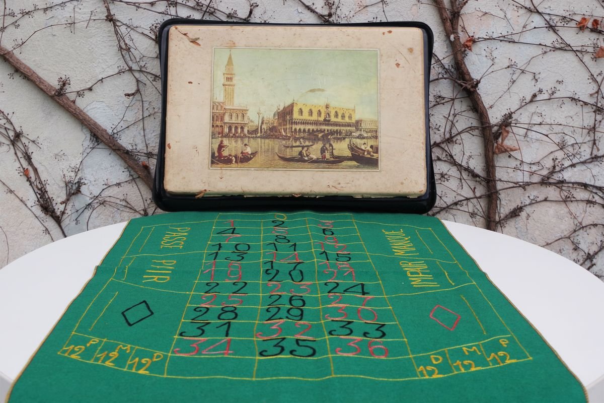 Game Box with Roulette Depicting the City of Venice, 1960s for sale at ...