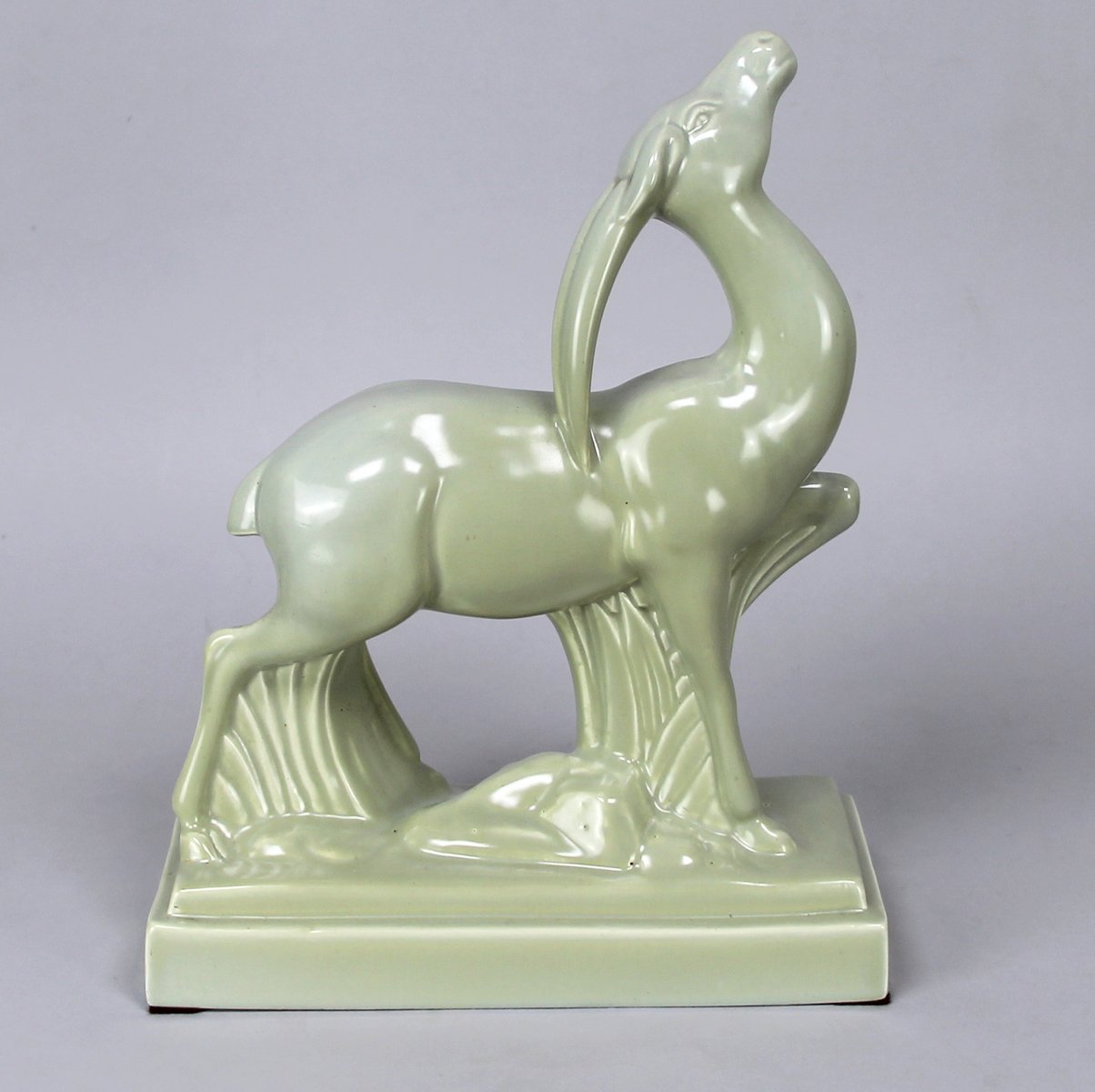 Art Deco Ceramic Deer Figure for sale at Pamono