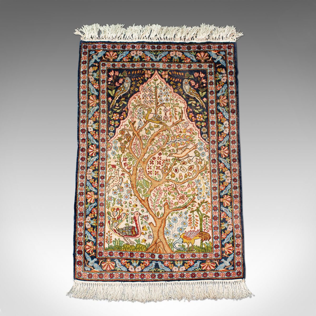 Small Vintage Caucasian Woven Tree of Life Rug for sale at Pamono