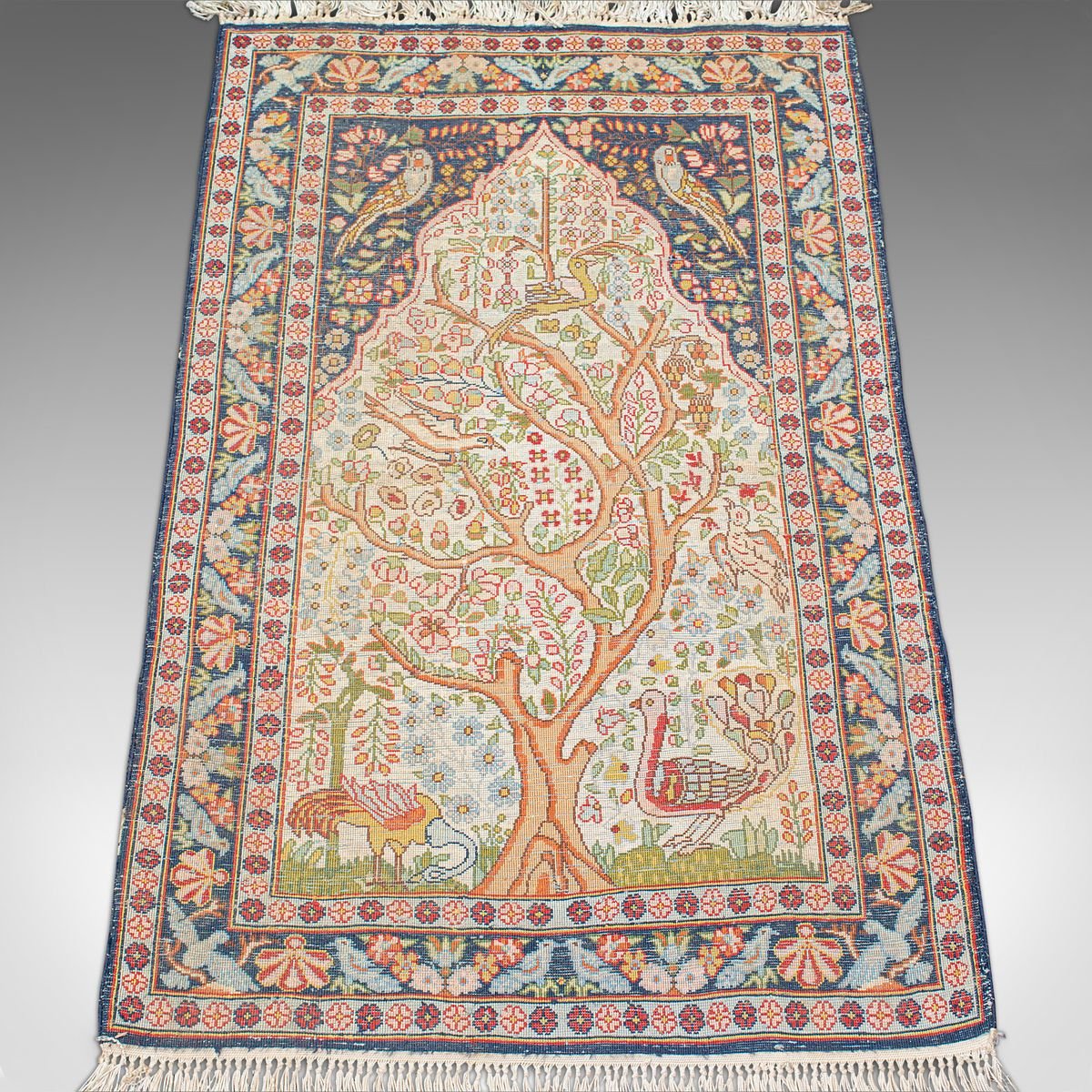 Small Vintage Caucasian Woven Tree of Life Rug for sale at Pamono