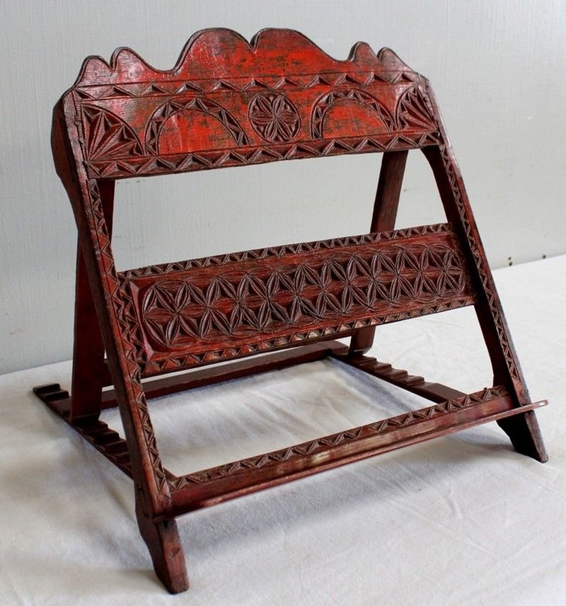 Vintage Rustic Oak Lectern for sale at Pamono