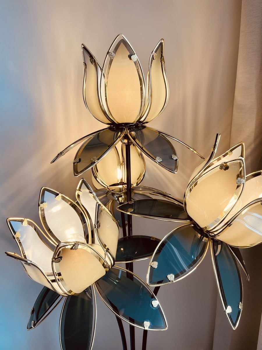 Lotus Flower Lamp for sale at Pamono