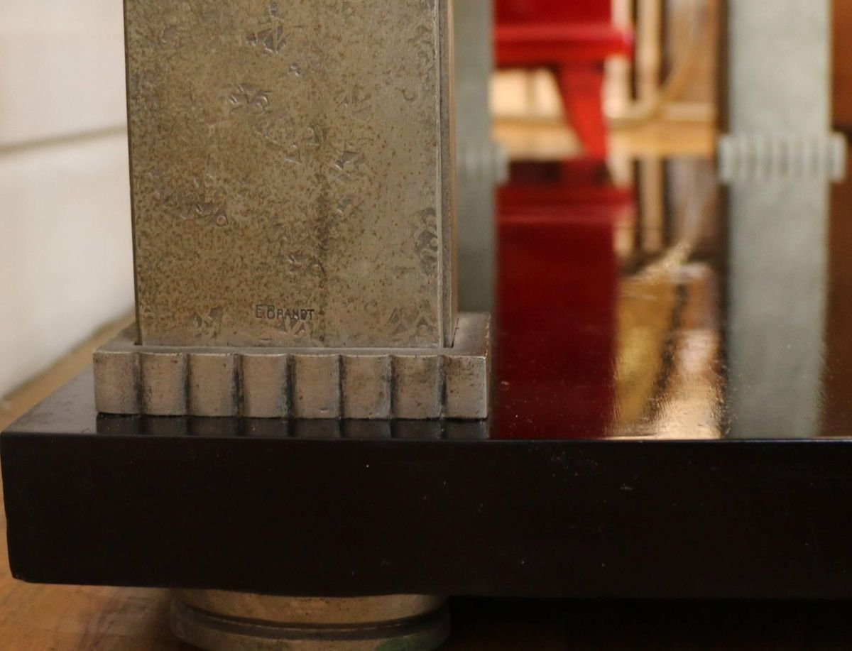 Metal and Wood Console by Edgar Brandt for Cor, France, 1920s bei ...