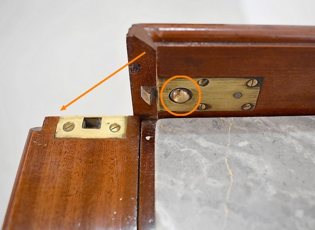 Small Louis XVI Style Mahogany Powder Table for sale at Pamono