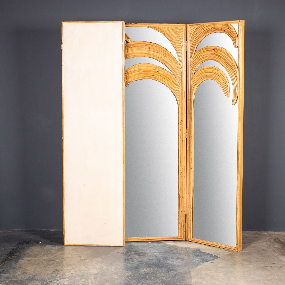 20th-Century Italian Parma Series Mirrored Folding Screen, 1970s for ...