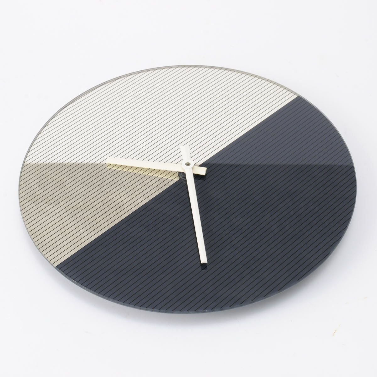 Postmodern Mirror Wall Clock from Scholer, 1980s for sale at Pamono