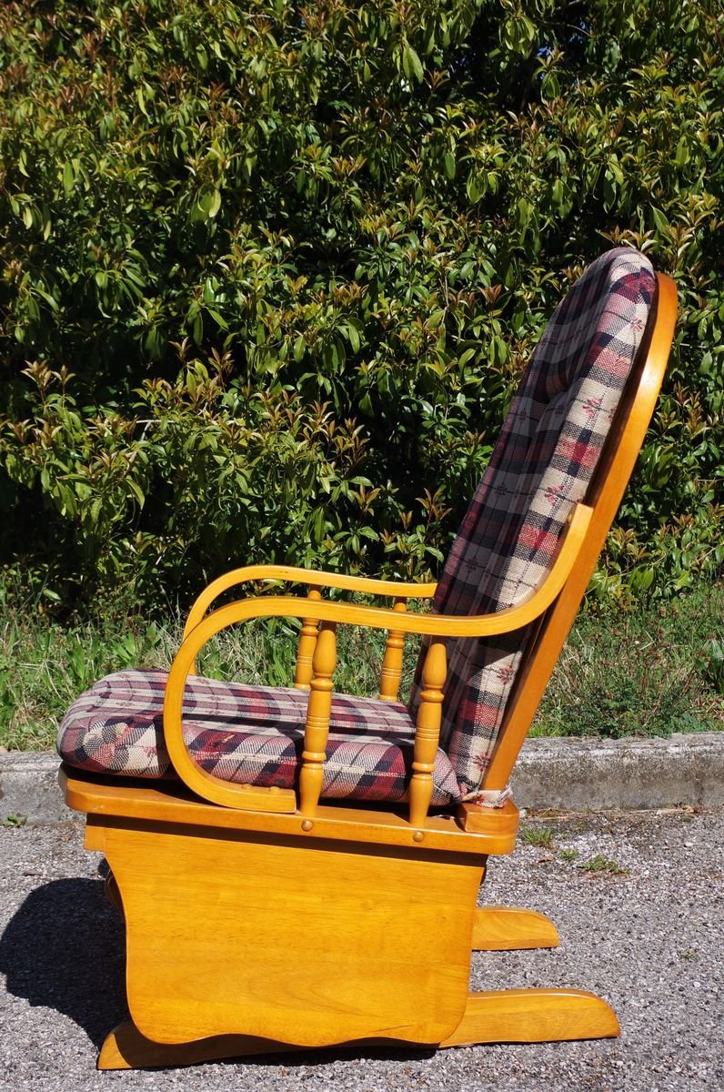 Pine Rocking Chair, 1970s for sale at Pamono