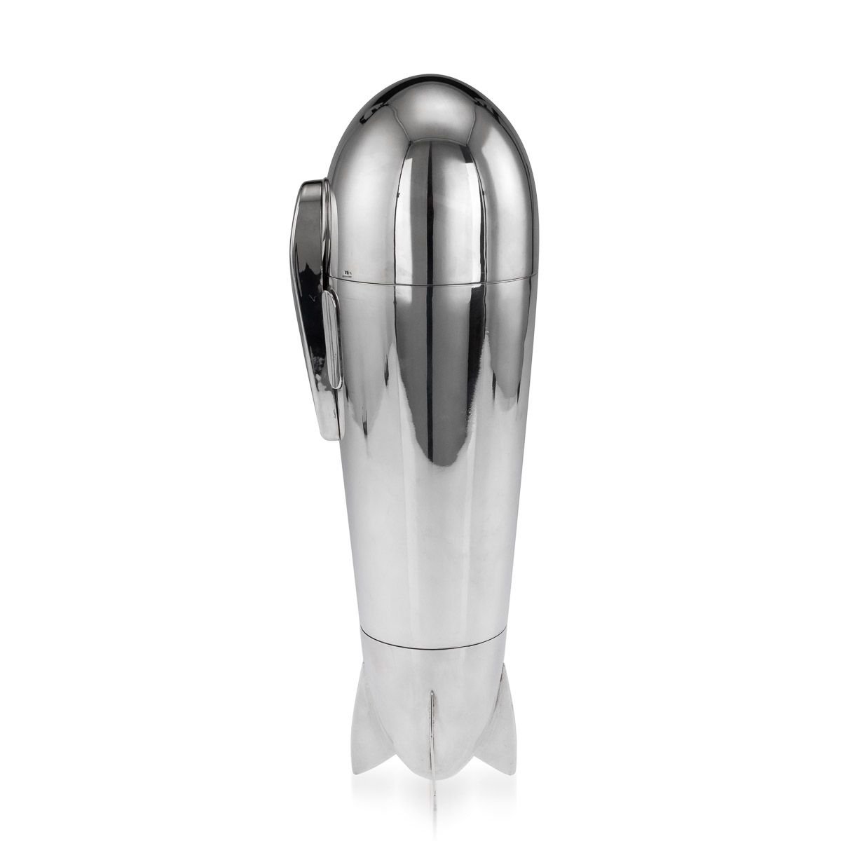Art Deco Versilberter Zeppelin Cocktail Shaker, 1930er bei Pamono kaufen