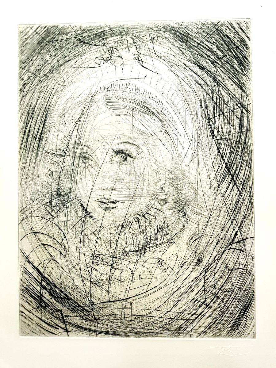 Salvador Dali - Marguerite - Original Radierung - 1969 bei Pamono kaufen