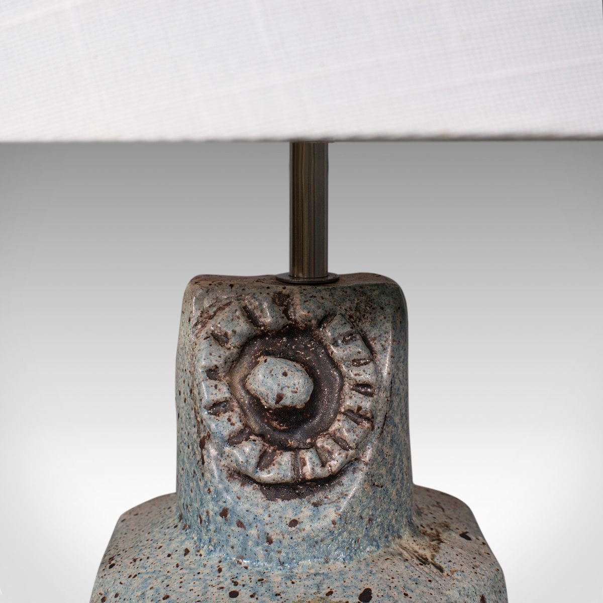 English Troika-Inspired Ceramic Table Lamp / Side Light, 20th Century ...