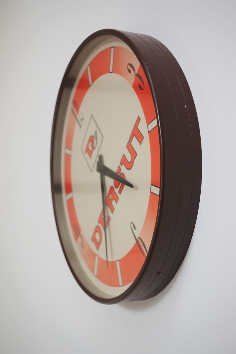 Wall Clock from Dersut, 1970s for sale at Pamono