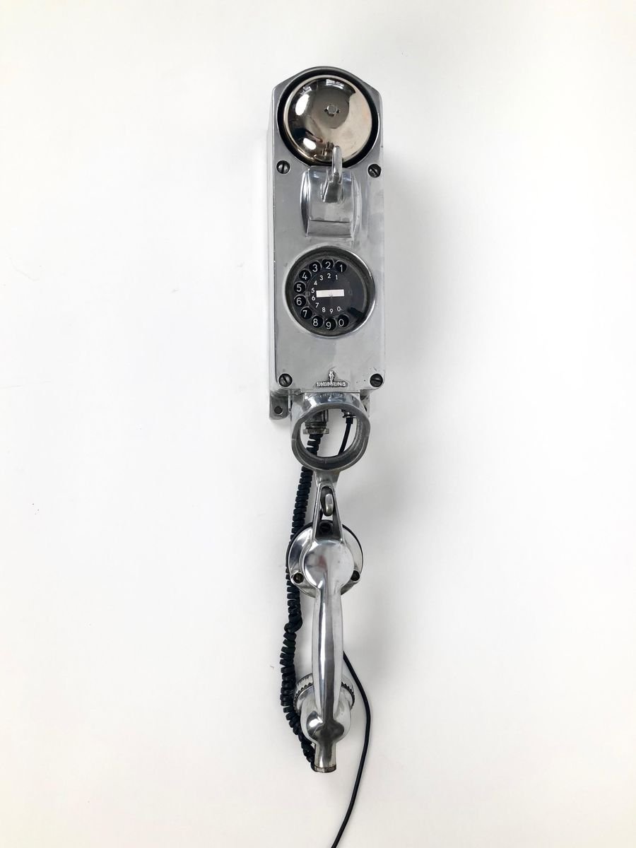 Industrial Aluminum Ship Telephone from Siemens for sale at Pamono