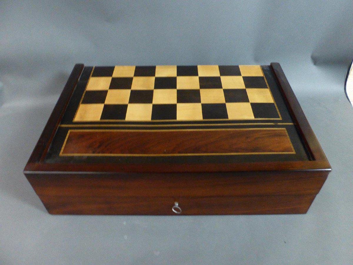 Large Antique Game Box for sale at Pamono