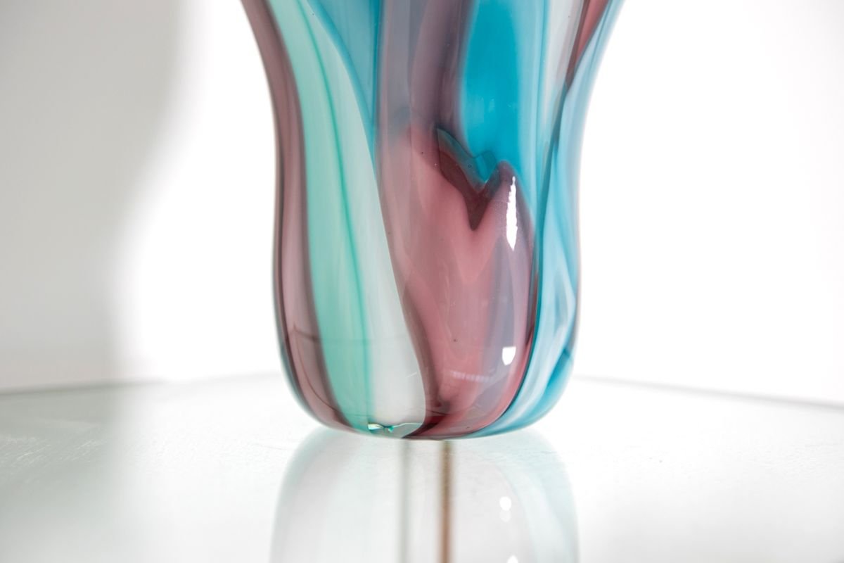 Murano Glass Vase by Emmanuel Babled for Venini, 1996 for sale at Pamono