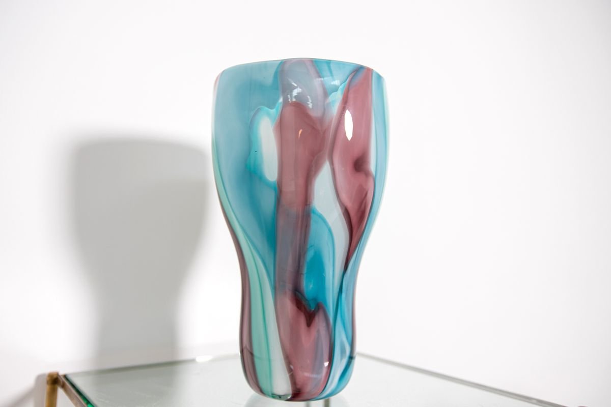 Murano Glass Vase by Emmanuel Babled for Venini, 1996 for sale at Pamono