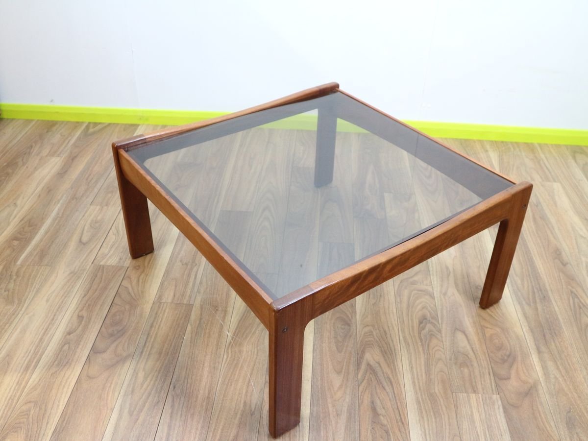 Mid-Century Glass Coffee Table by Myer for sale at Pamono