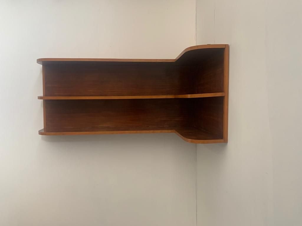 Corner Shelf in Cherry Wood with Maple for sale at Pamono