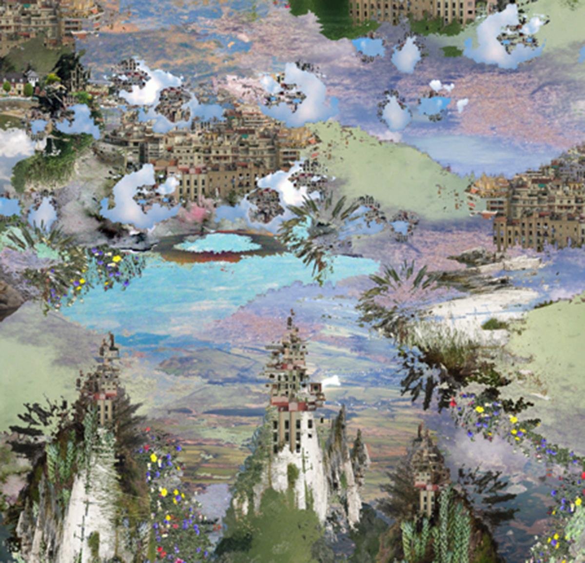 Jane Ward, Portal No.7, 2019, Digital Print on Canvas for sale at Pamono