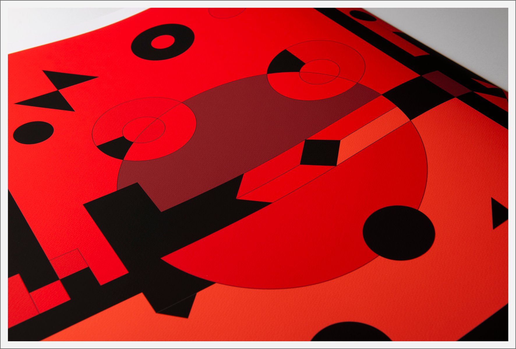 Kostas Neofitidis, Red Ray, 21st Century, Print on Fine Art Paper for ...