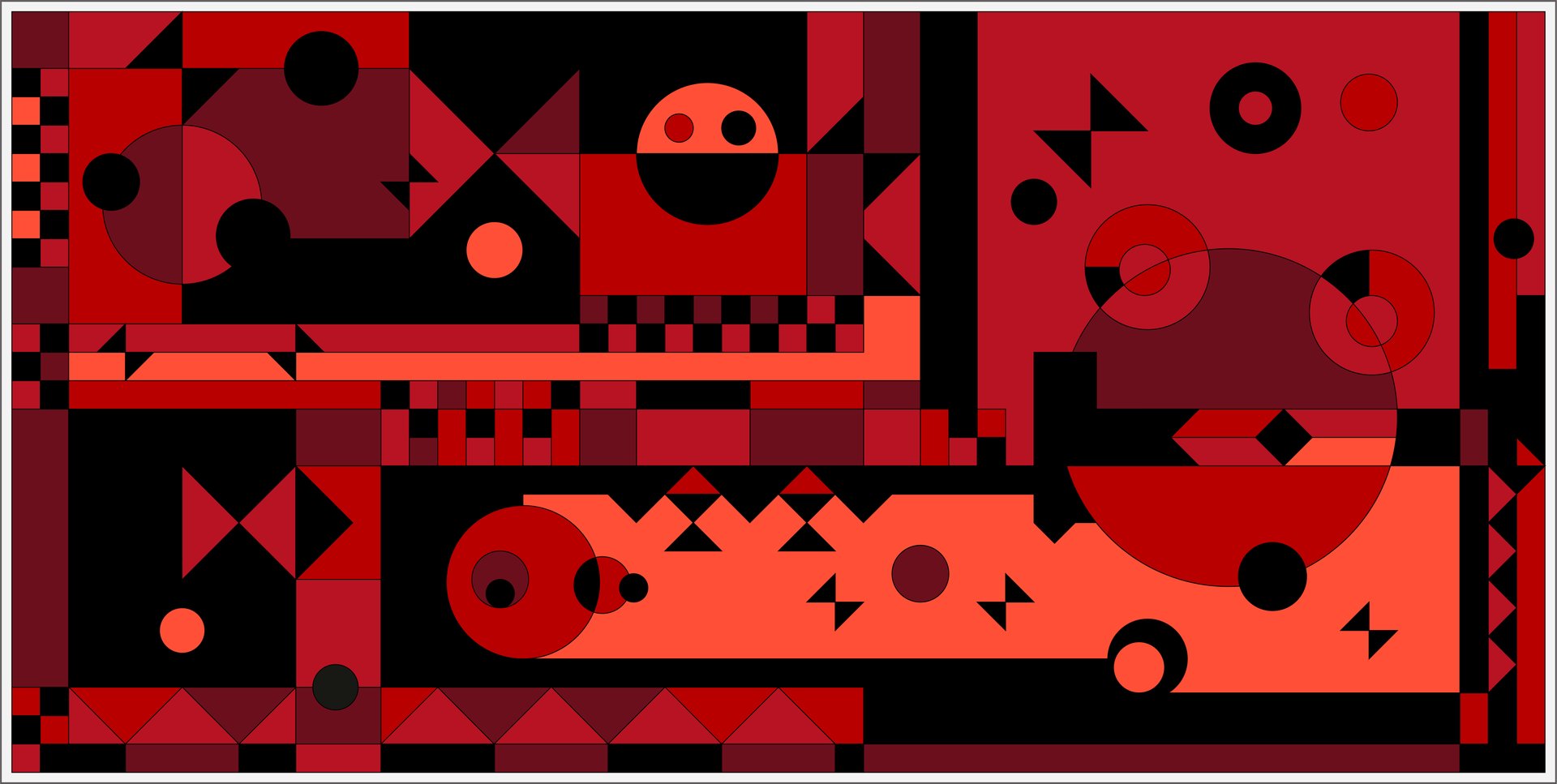 Kostas Neofitidis, Red Ray, 21st Century, Print on Fine Art Paper for ...
