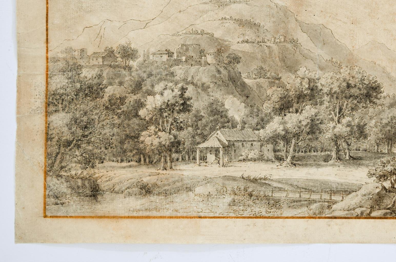 Landscape, Original Etching, 18th Century for sale at Pamono