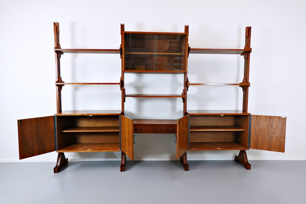 Italian Wall Unit, 1960s for sale at Pamono