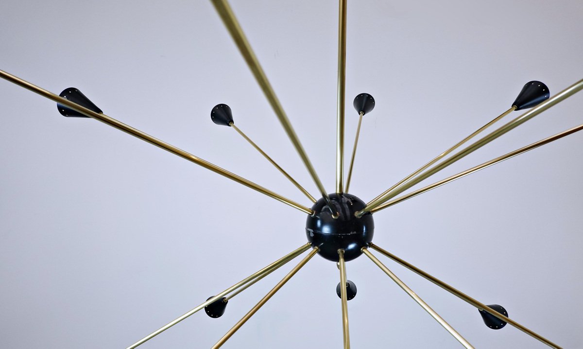 Large Sputnik Ceiling Light, 1960s for sale at Pamono