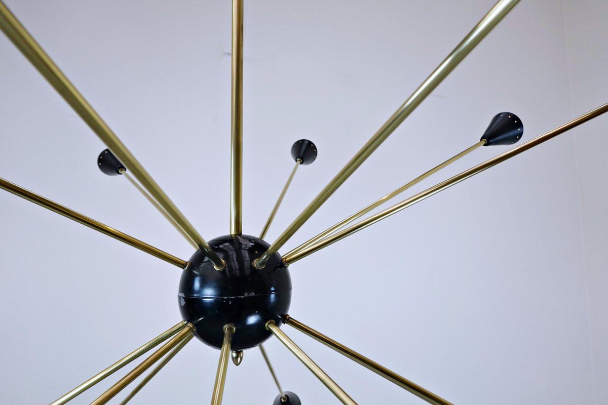Large Sputnik Ceiling Light, 1960s for sale at Pamono