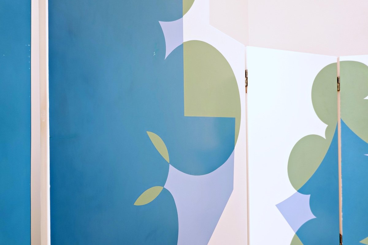 Folding Screen Model Balla by Giacomo Balla for Simon Gavina, 1972 for ...